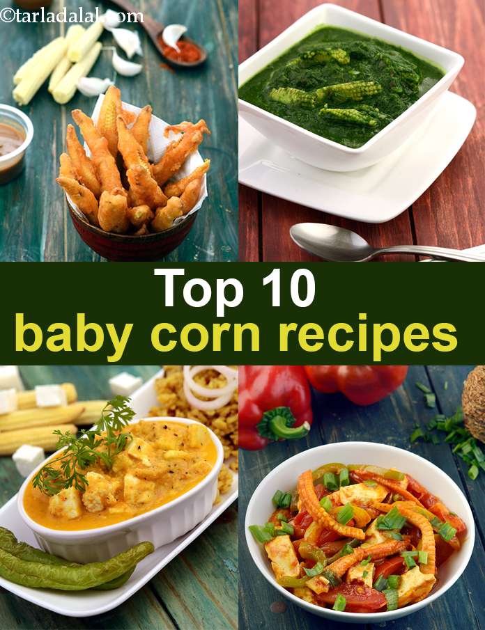 Top 10 Baby Corn Veg Recipes, Indian baby corn recipes