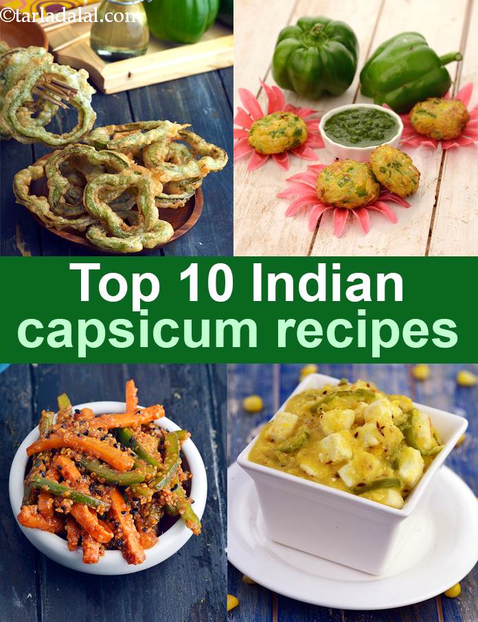 Top 10 Indian Capsicum, Shimla Mirch Recipes
